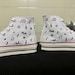 Music Notes Embroidered Converse High Tops, 1970s Style - Etsy