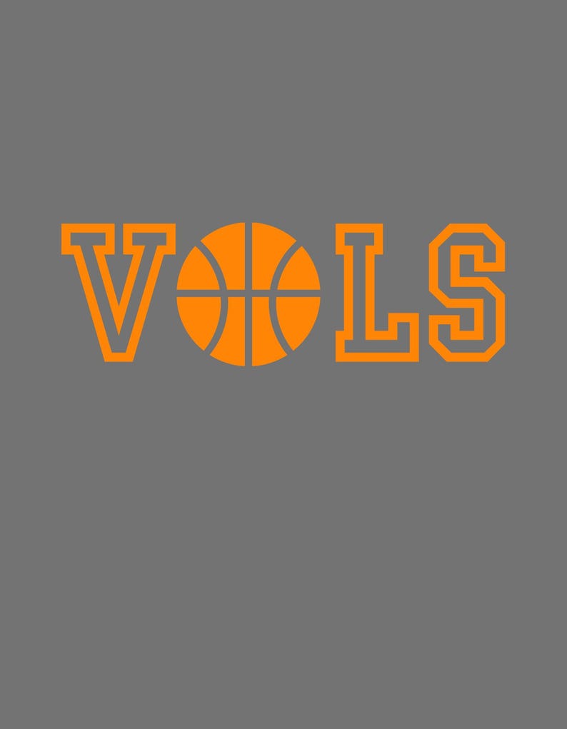 Tennessee Vols Basketball PNG Digital Transparent File - Etsy