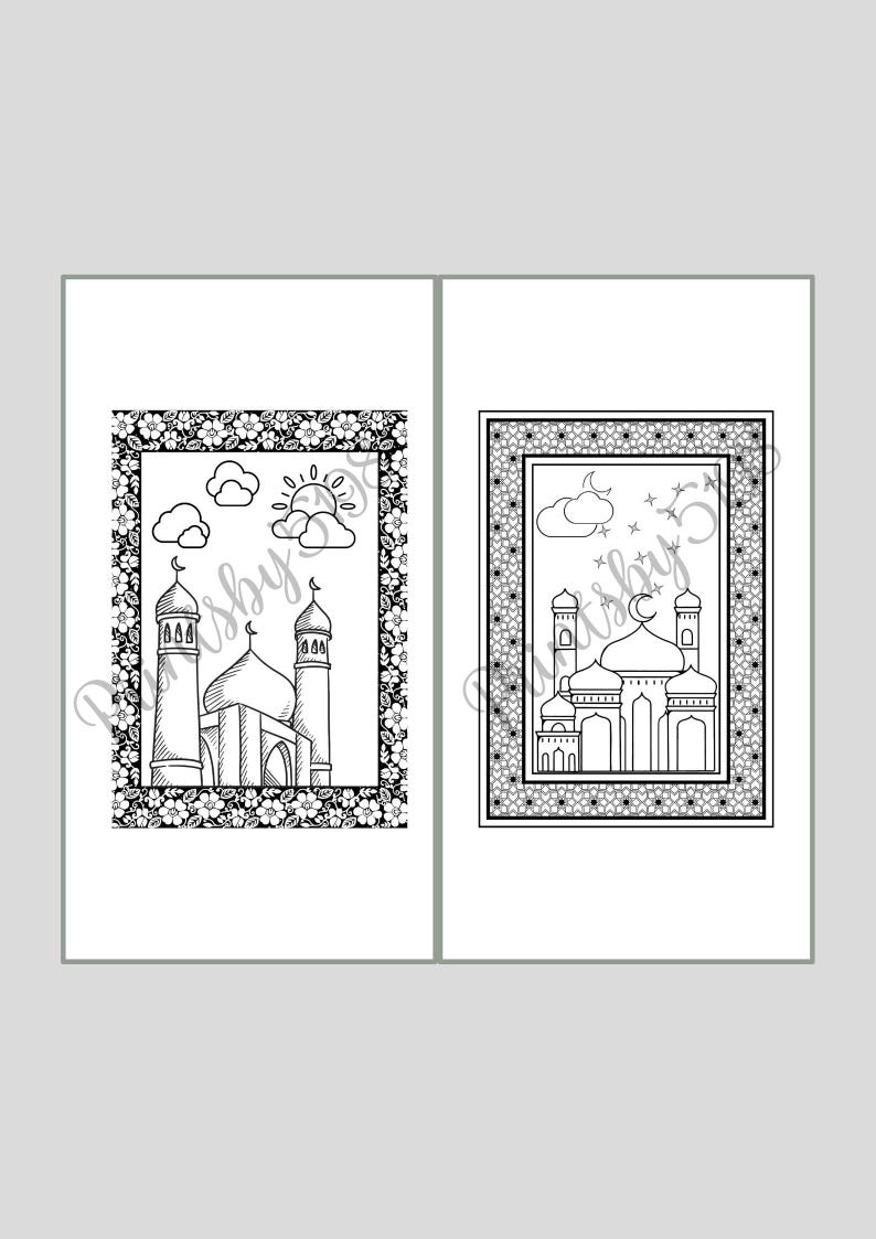 Our Mosque Coloring Printable Booklet - Etsy