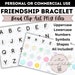 Friendship Bracelet Letter Beads Clipart | Bulletin Board Clip Art ...