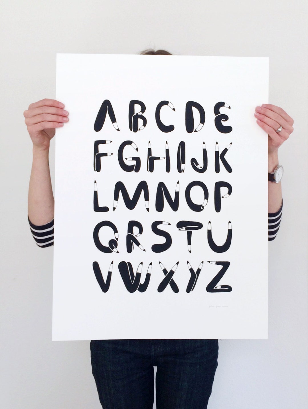 Leggy Letters Alphabet Poster - Etsy Australia