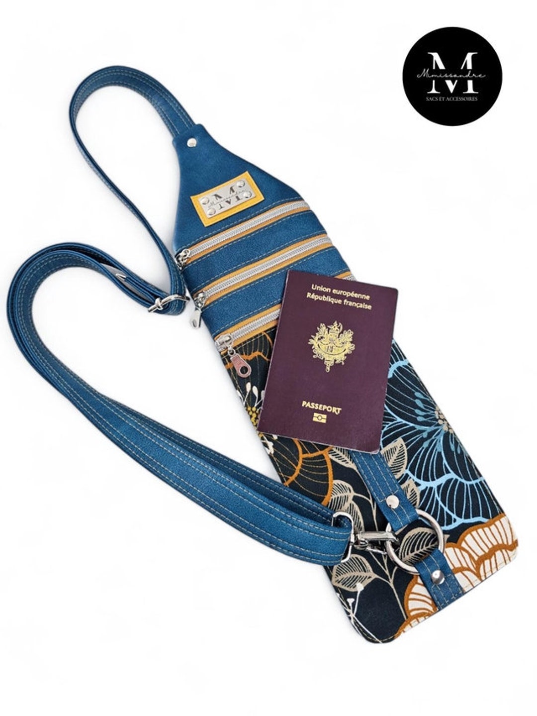 Unique Triple Sling Shoulder Bag, Minimalist Handbag, Travel, Daily ...