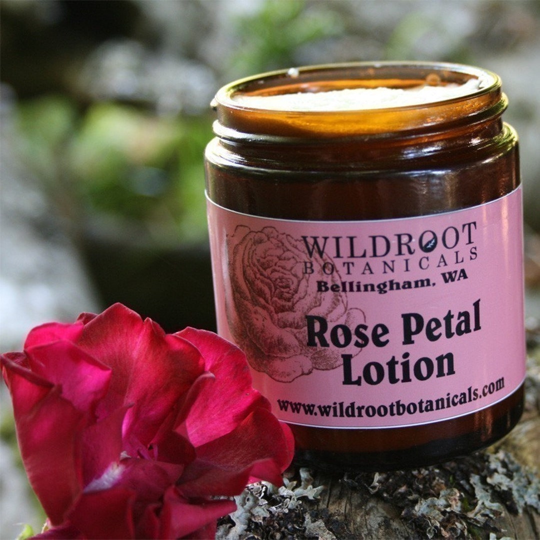 4 Oz Rose Petal Lotion - Etsy