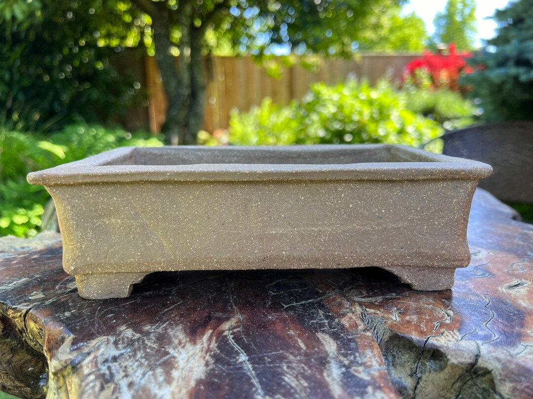 Rectangular Bonsai Pot, Unglazed, - Etsy