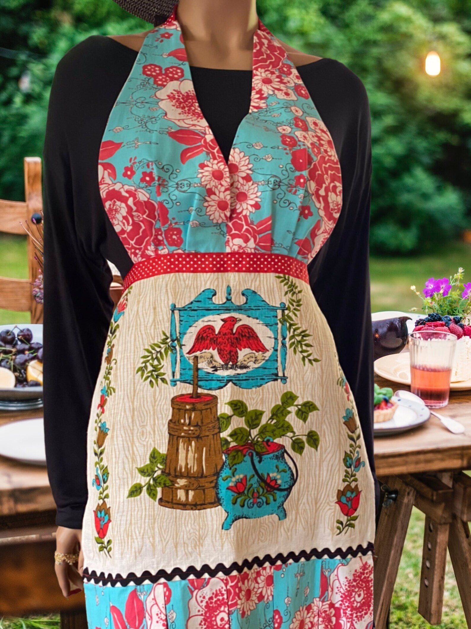 Vintage Aprons for Women One of Kind Vintage Aprons Womens Apron Halter ...