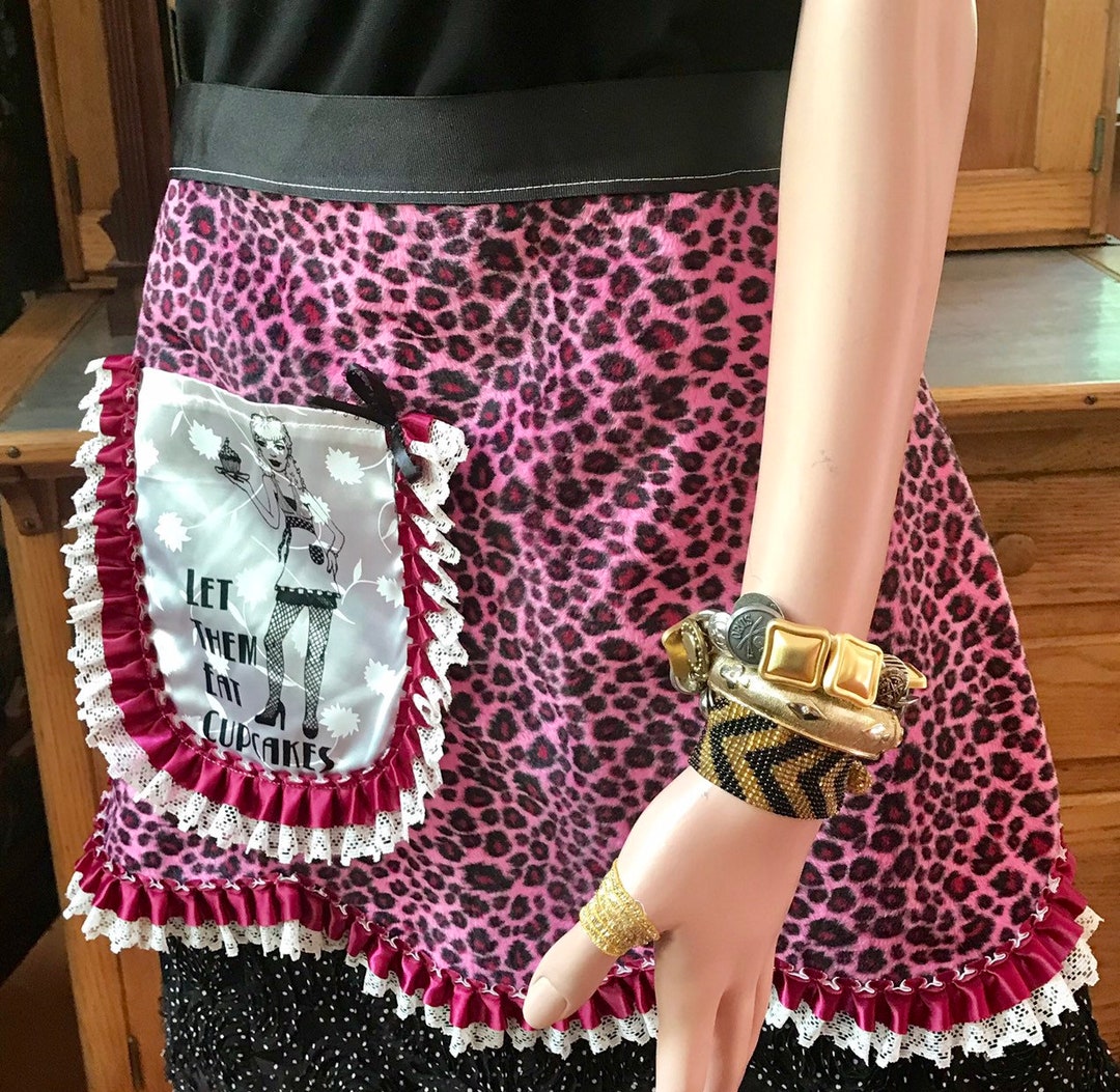 Faux Fur With Vintage Details Aprons for Women Retro Womens Apron With ...