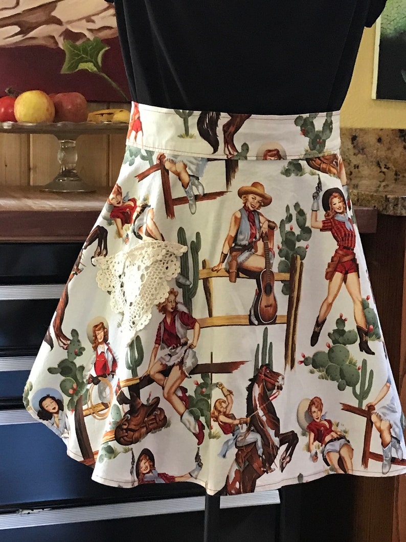 From the Hip Pin up Fabric Cowgirls. Alexander Henry Fabric Year 2000 ...