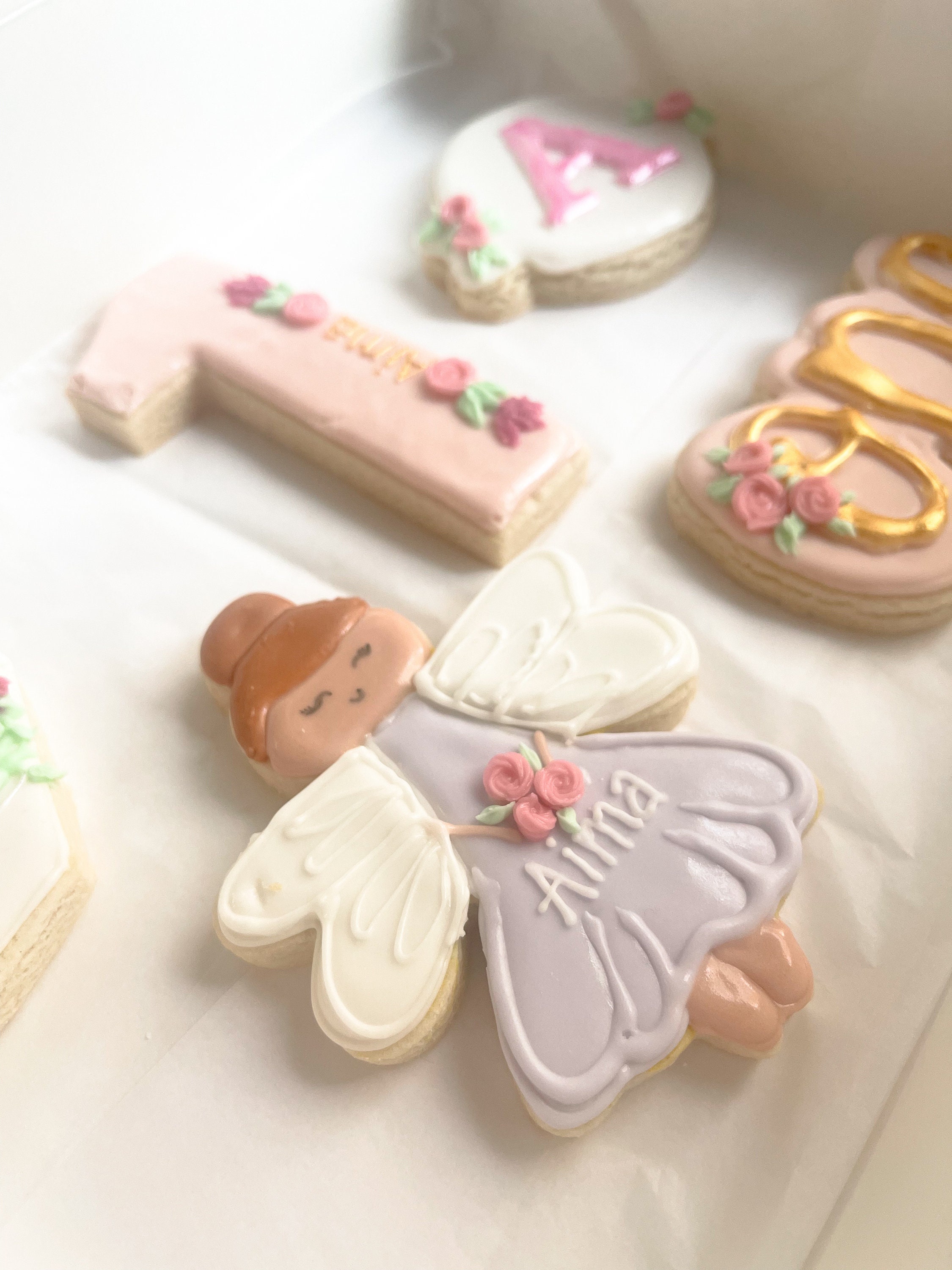 12 Piece Little Miss One-derul Birthday Cookies: First Birthday, Fairy ...
