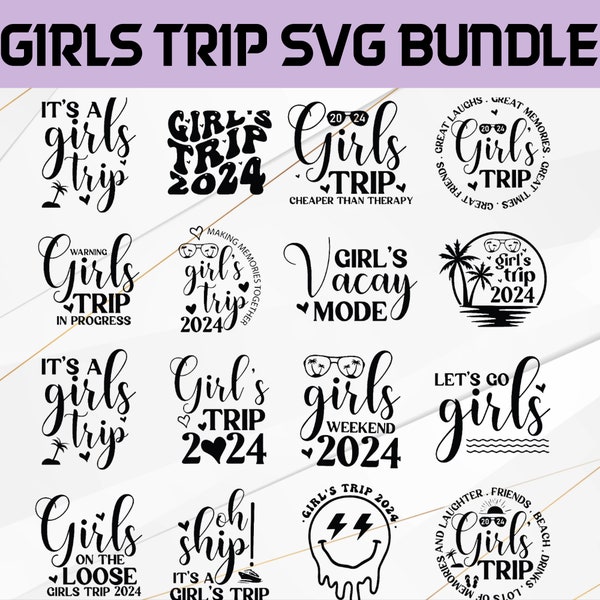 Girls Trip Svg - Etsy