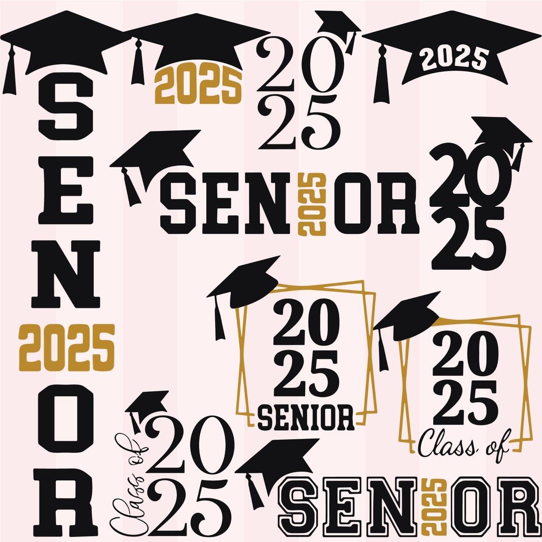 Senior 2025 Svg-png Bundle, Senior 2025 SVG, Senior Class of 2025 SVG ...