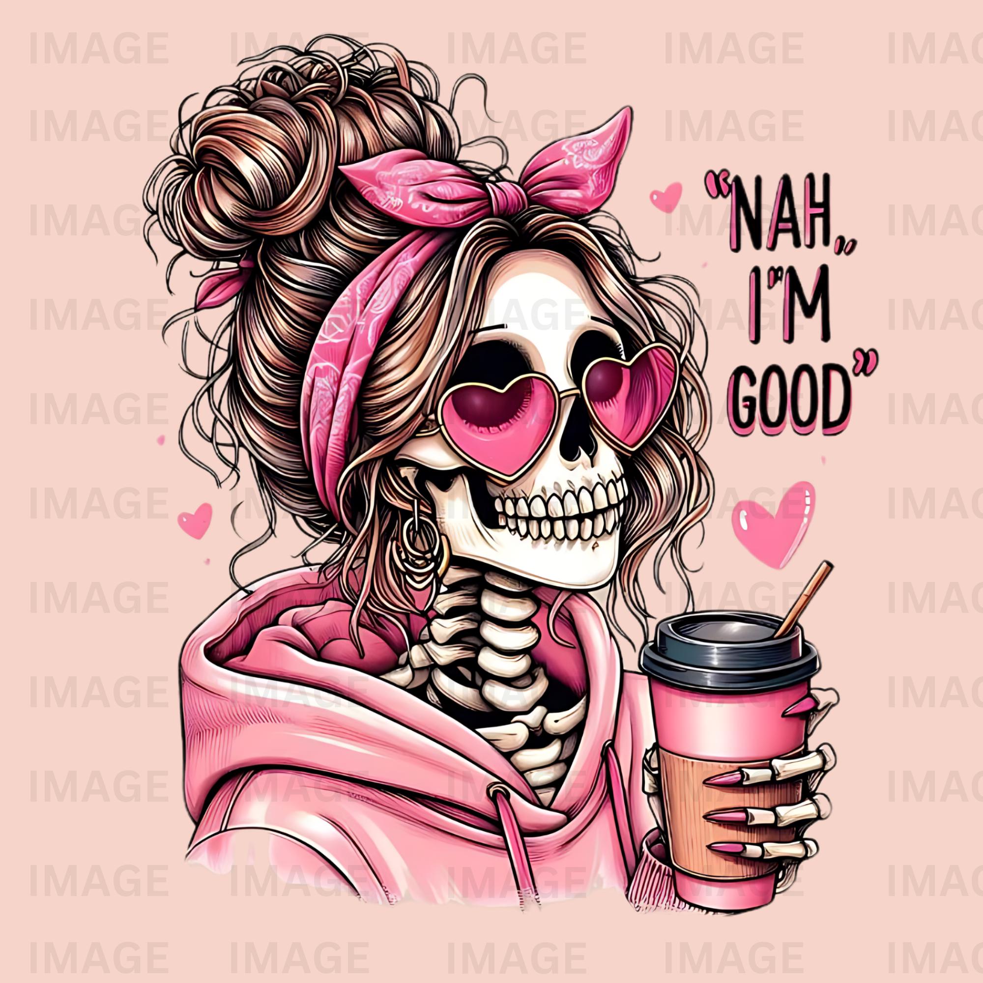 Nah I'm Good PNG, Nah I'm Good Svg, Unbothered Svg, Petty Svg, Sassy ...