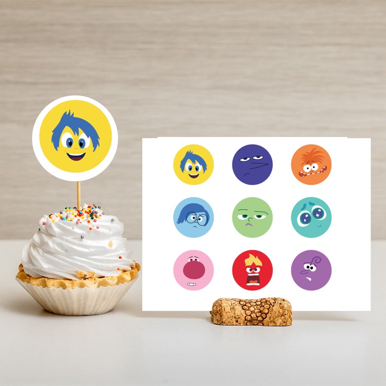 Inside Out Faces Png/svg Bundle,emotions Team,cartoon Emotions Posters ...