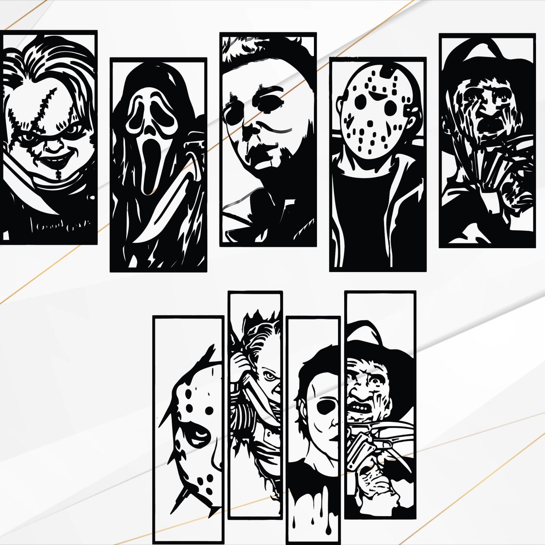 Halloween Horror Friends Svg Bundle,horror Movie Killers Svg,halloween ...