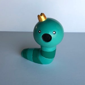 Kawaii Worm King Gift for Him Gift for Her - Etsy