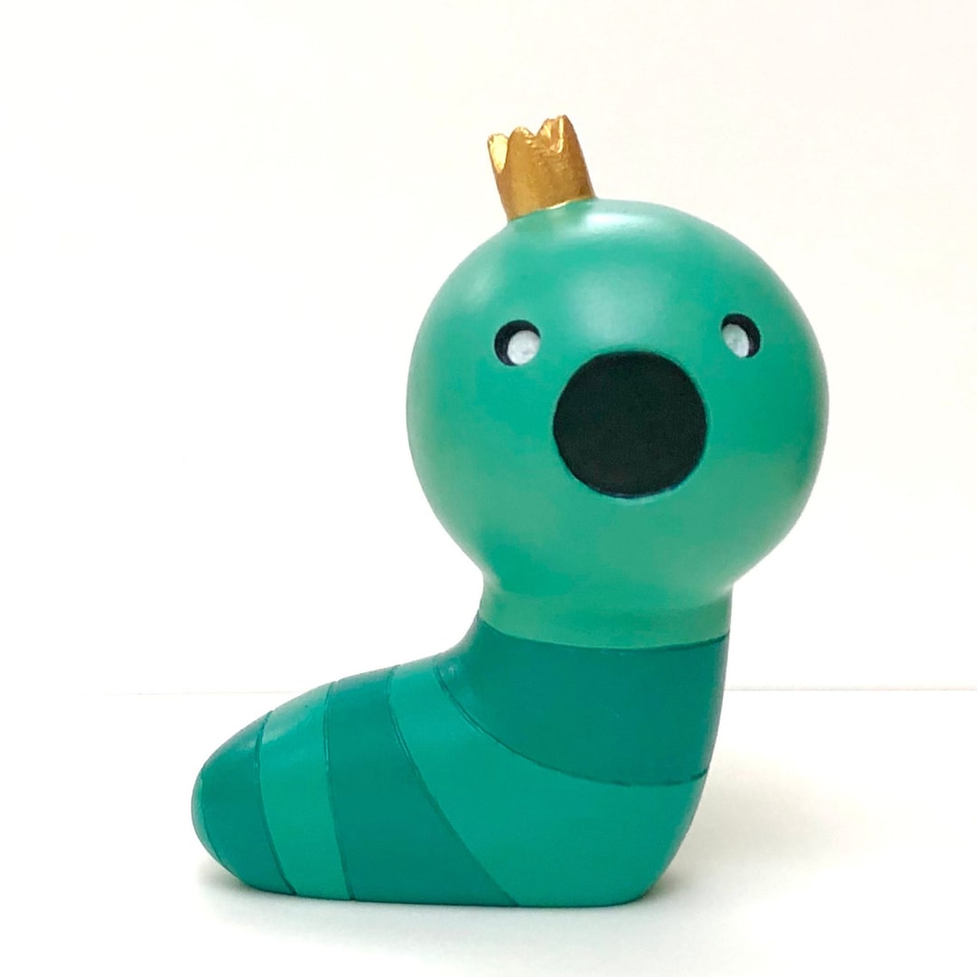 Happy Kawaii Worm Gift for Him Gift for Her - Etsy