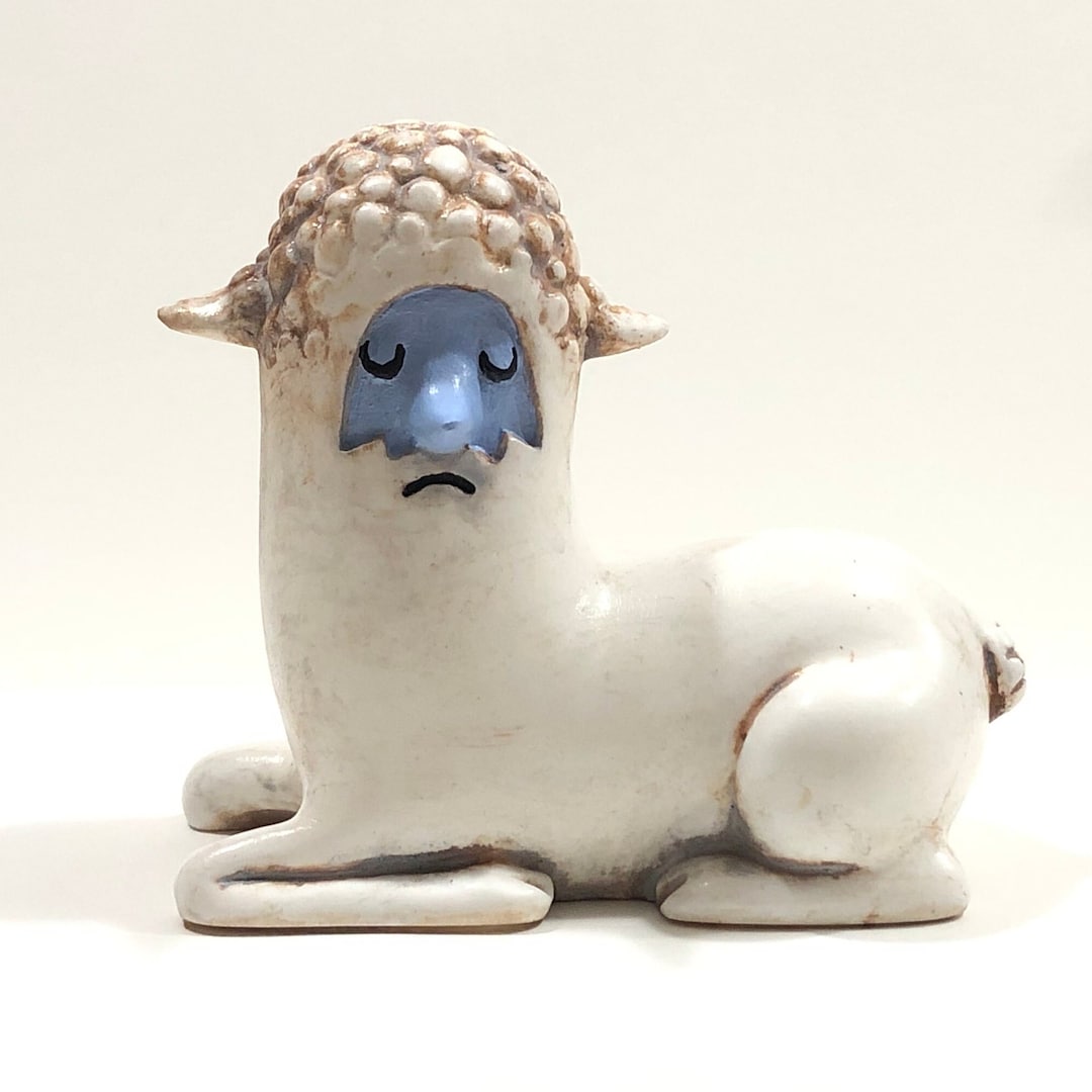 Two Faced Lamb Relic Gifts for Him Gifts for Her Collectible Figure - Etsy