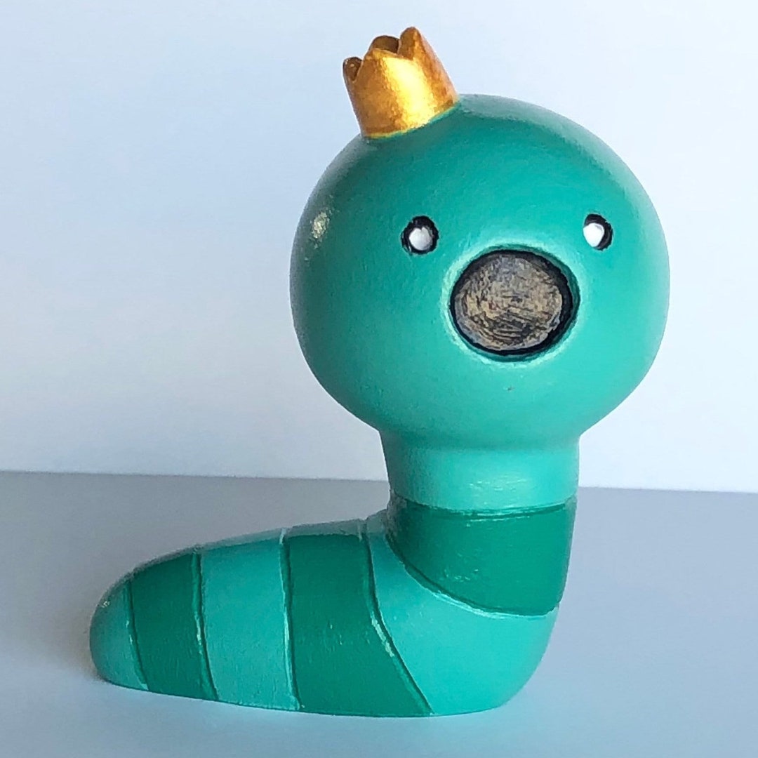Kawaii Worm King Gift for Him Gift for Her - Etsy