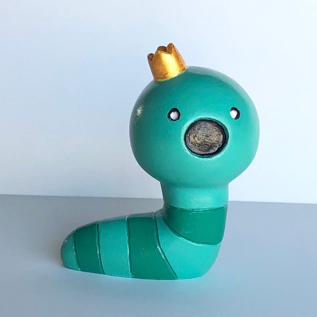Kawaii Worm King Gift for Him Gift for Her - Etsy