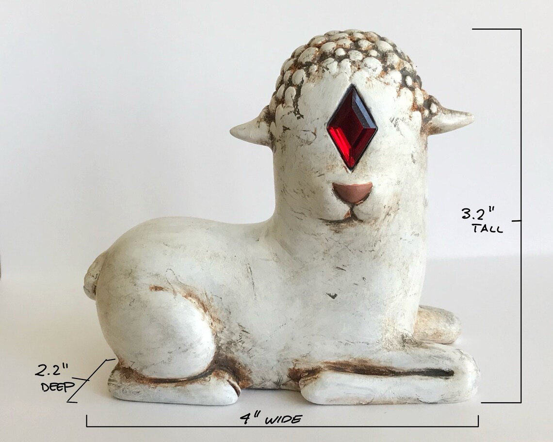 Lamb Relic Gifts for Him Gifts for Her Collectible Figure - Etsy