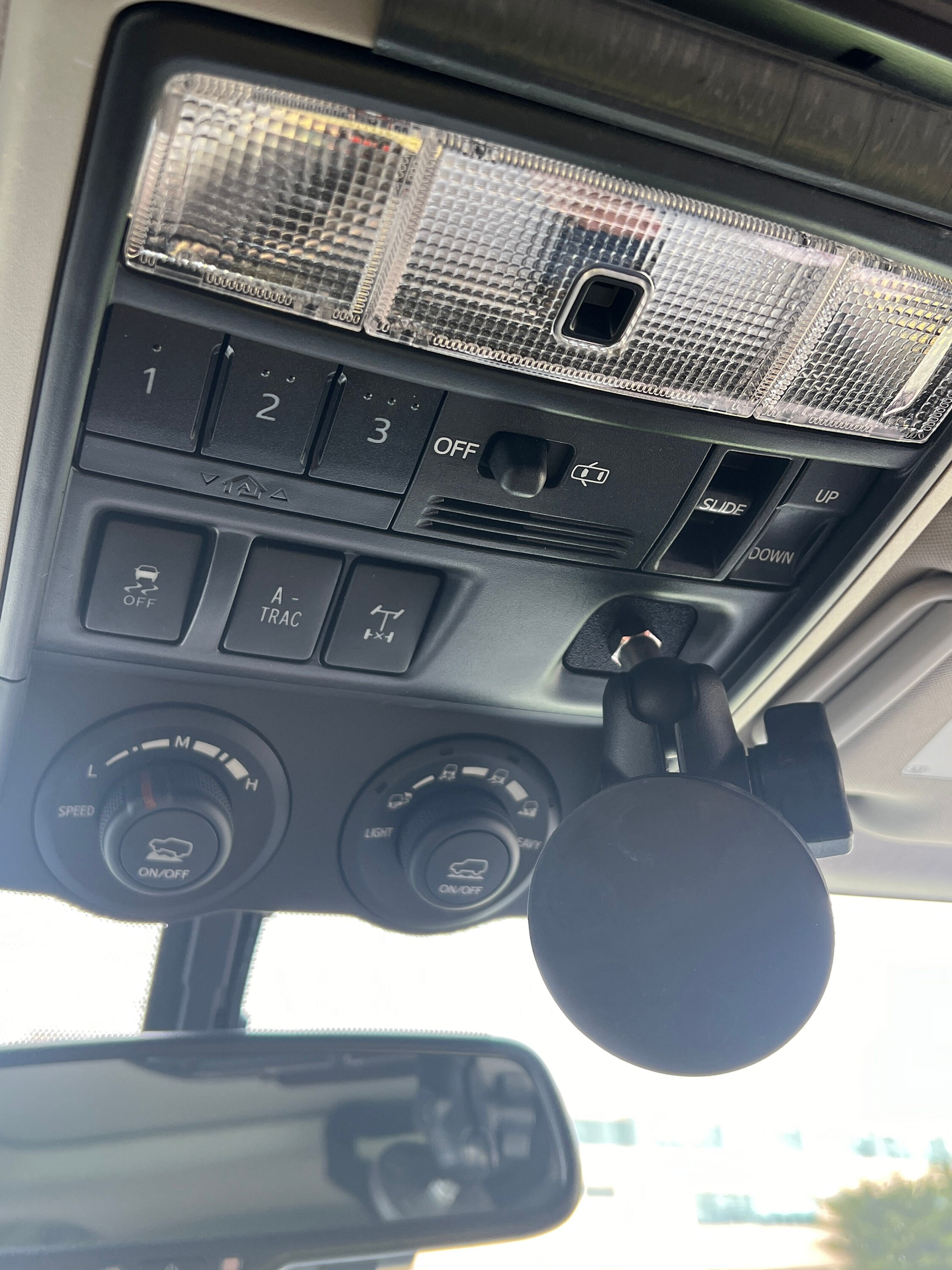 5th Gen Toyota 4runner Overhead Console Ball Mount - Etsy