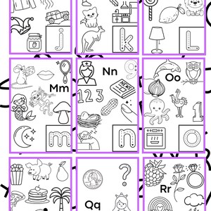Alphabet Coloring Pages, Coloringbook ABC, Kids Learning Letters ...