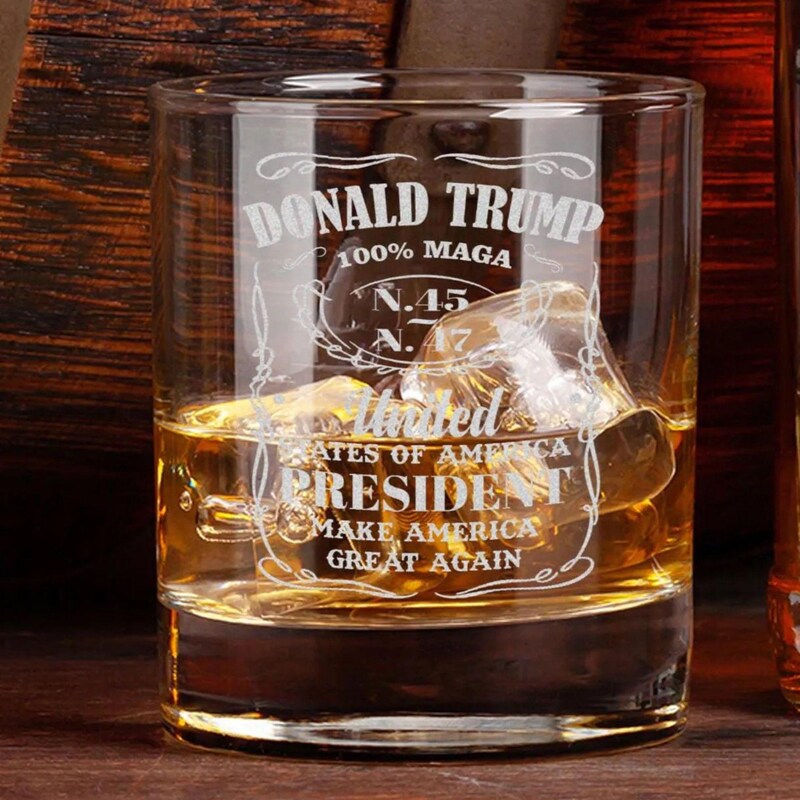Trump Bourbon Glasses - Etsy