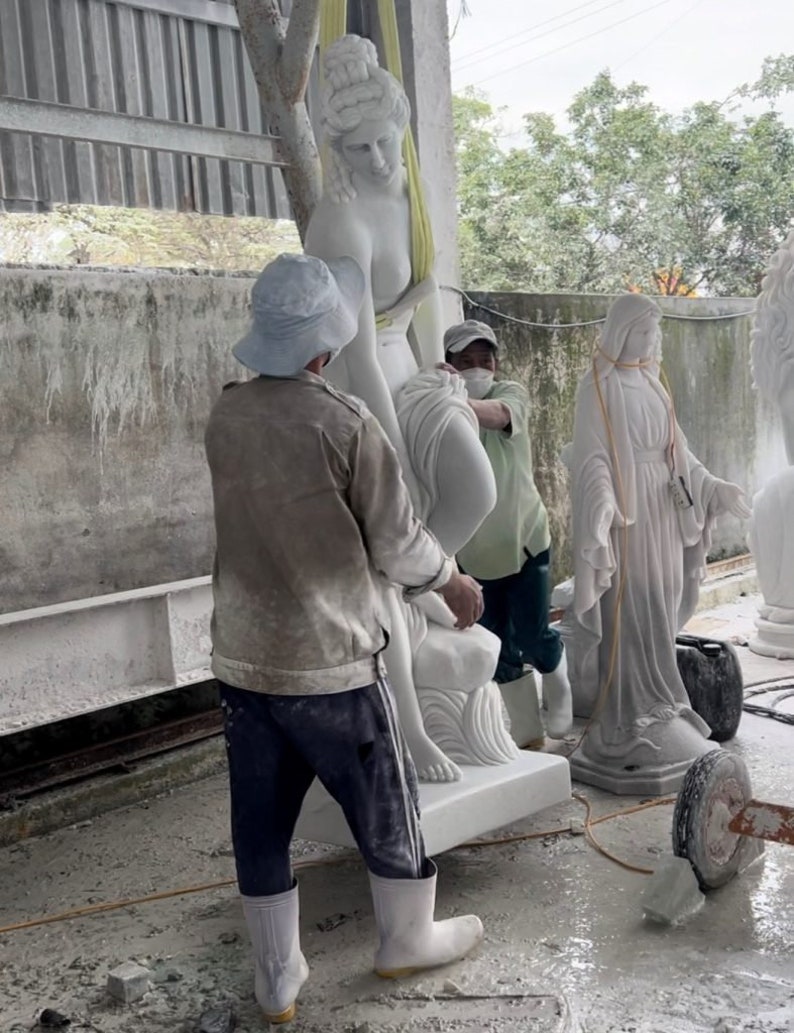 Aphrodite of Knidos Natural Marble Stone Statue - Etsy