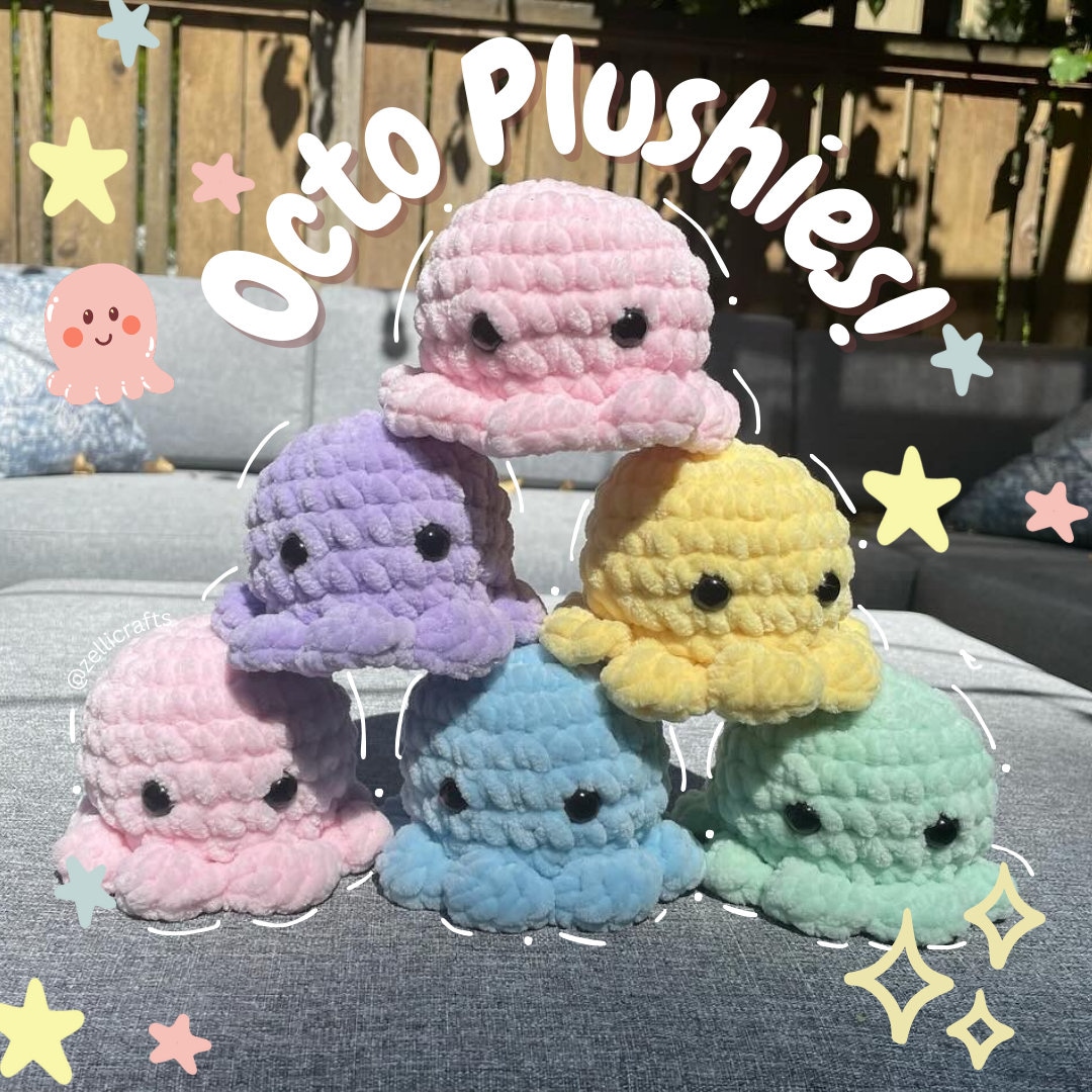 Octo Plush - Etsy