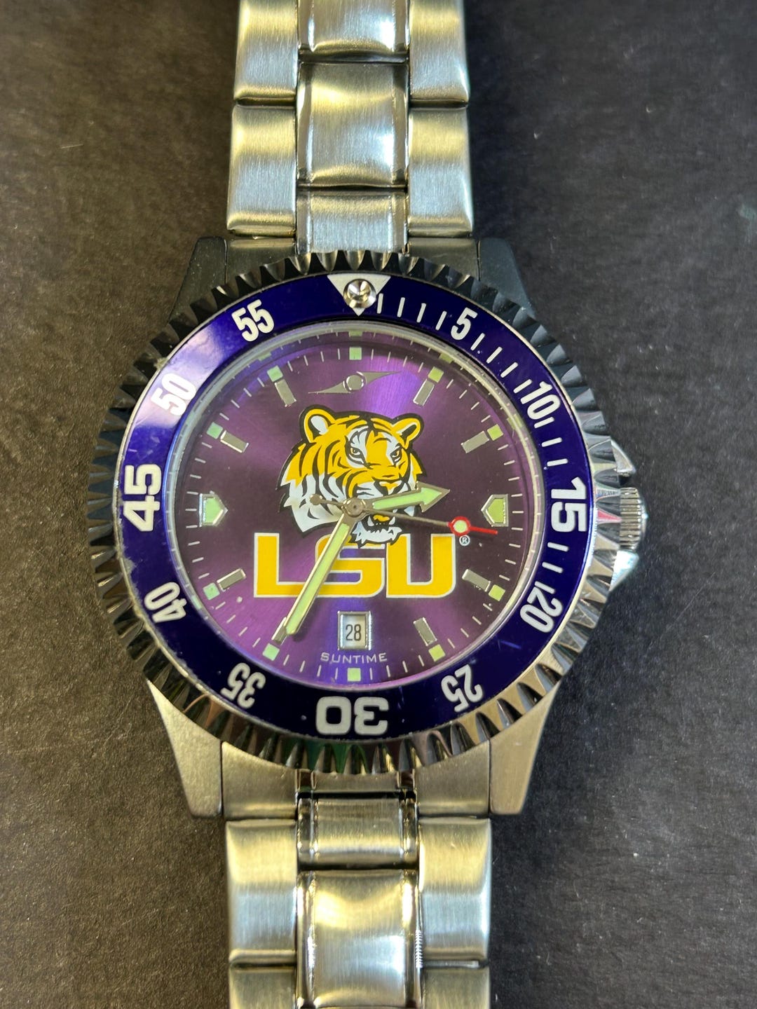Mens Fossil LSU Team Collegiate Watch - Etsy