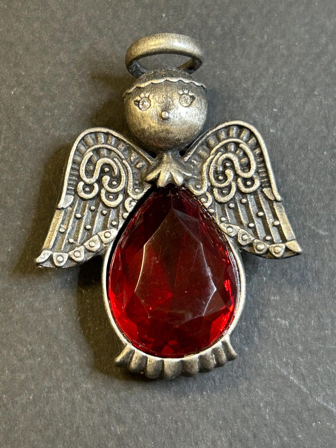 Vintage Razza Signed Angel Brooch - Etsy