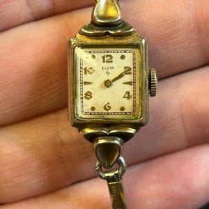 1940s Ladies Vintage Elgin Manual Wind Watch - Etsy