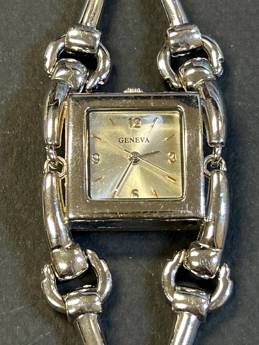 Rare. Ladies Geneva Bracelet Style Quartz Watch - Etsy