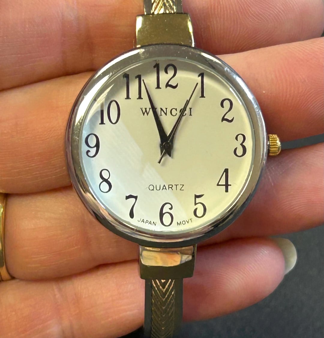 Ladies Vintage Wincci Cuff Band Watch - Etsy