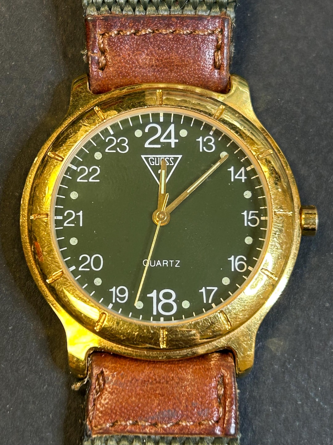 1990 Vintage Guess Military Time Watch - Etsy