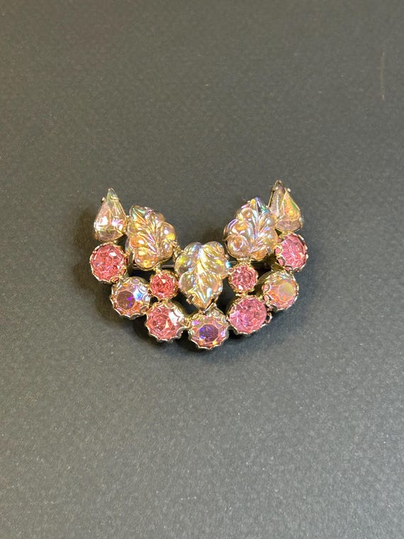 1950s Rare Weiss Rhinestone brooch - Gem