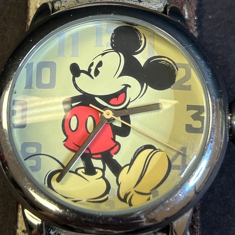 Mickey Mouse Watch - Etsy