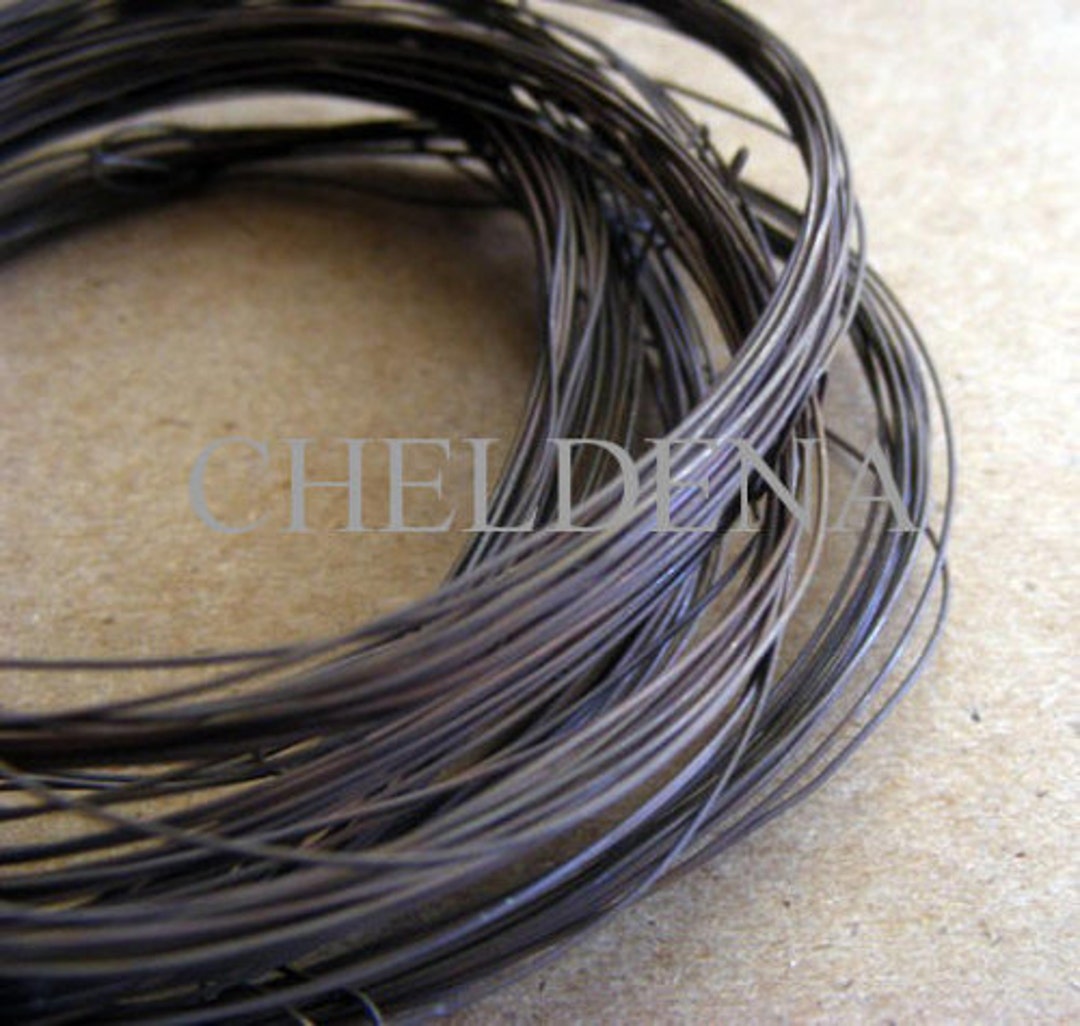 OXIDIZED WIRE 20 Feet of Hand Antiqued Wire 20ga Pure Copper or Pure ...