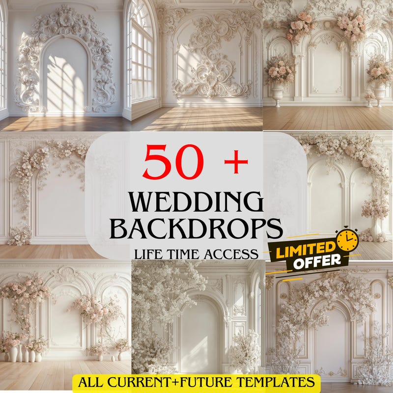 Floral Wedding Backdrops - Etsy