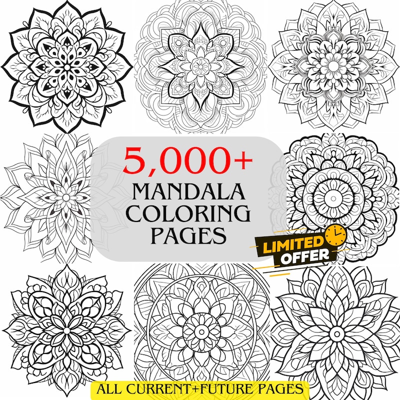 Mandala malbücher - Etsy.de