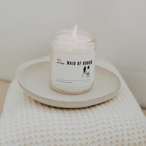 Its Giving Maid of Honor Candle, Maid of Honor Box for Friend, Moh ...