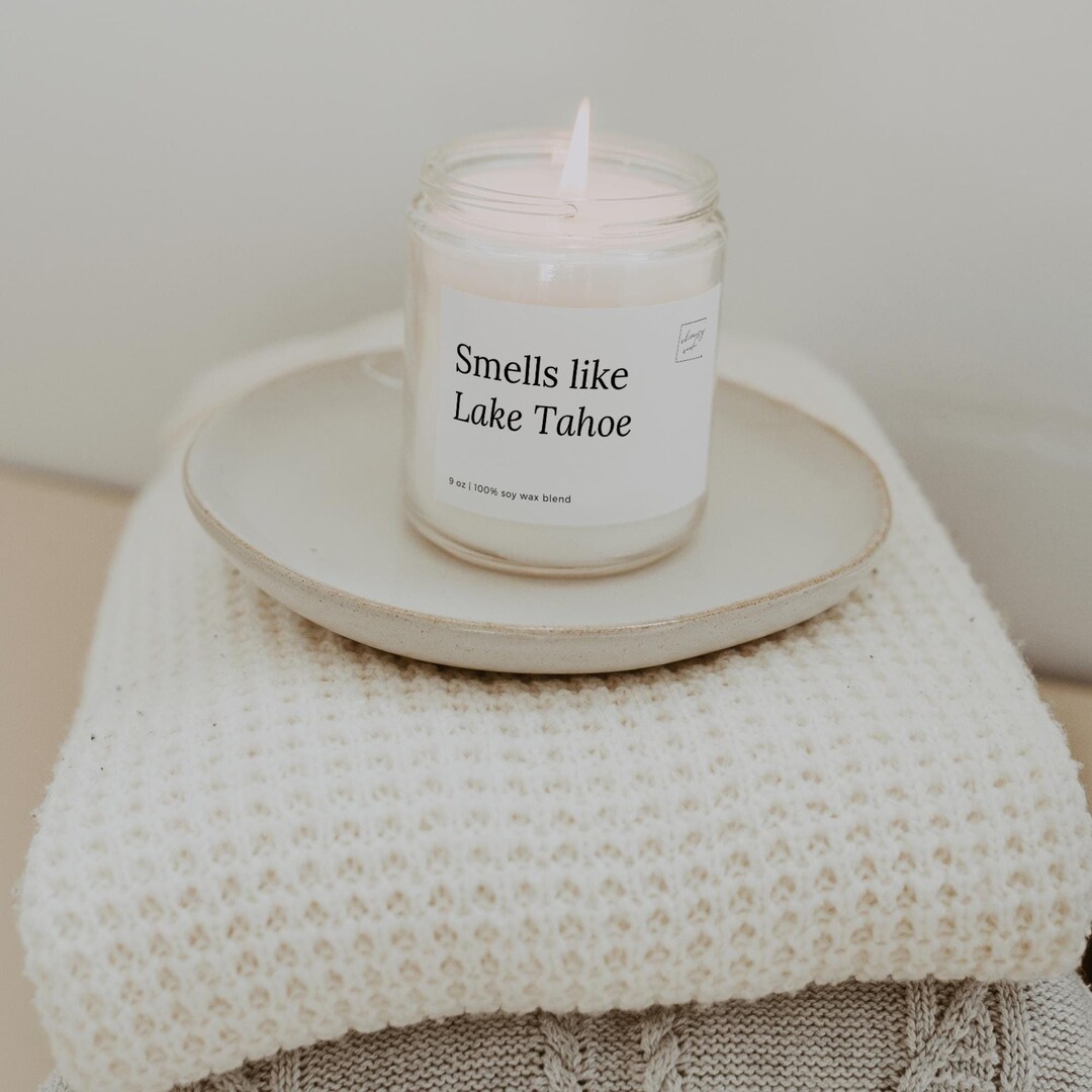 Smells Like Lake Tahoe Candle, Lake Tahoe Candle, California Candle ...