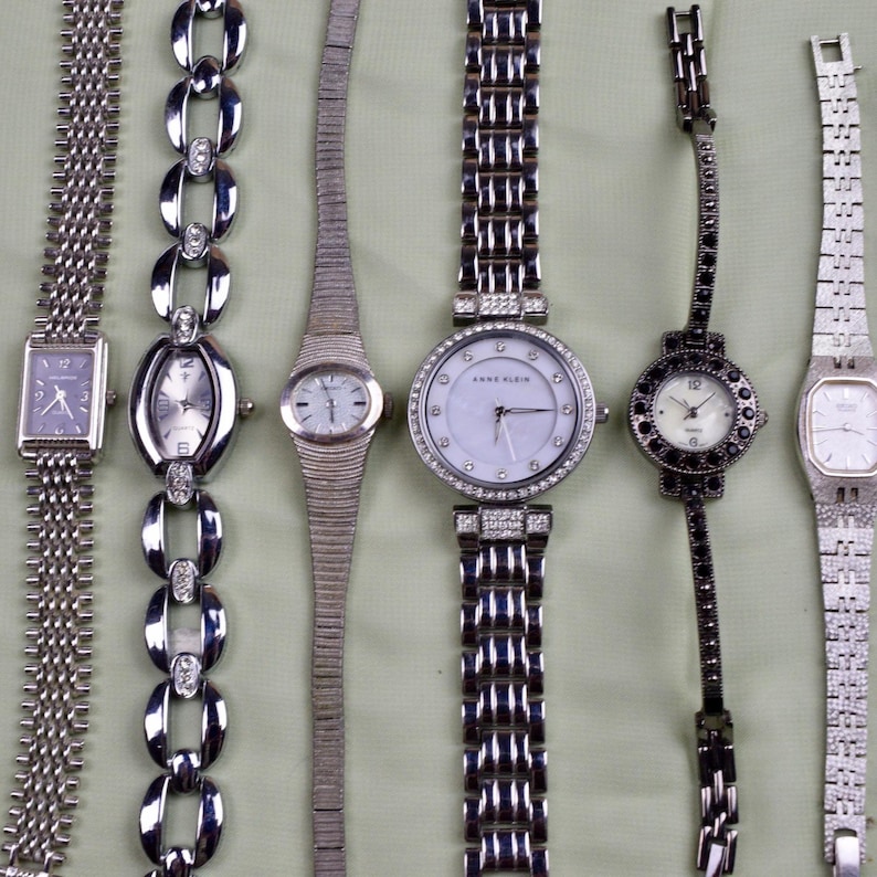 Womens Vintage Silver Watches - Etsy