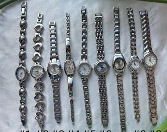 Vintage Silver Watches, Silver Watches - Etsy