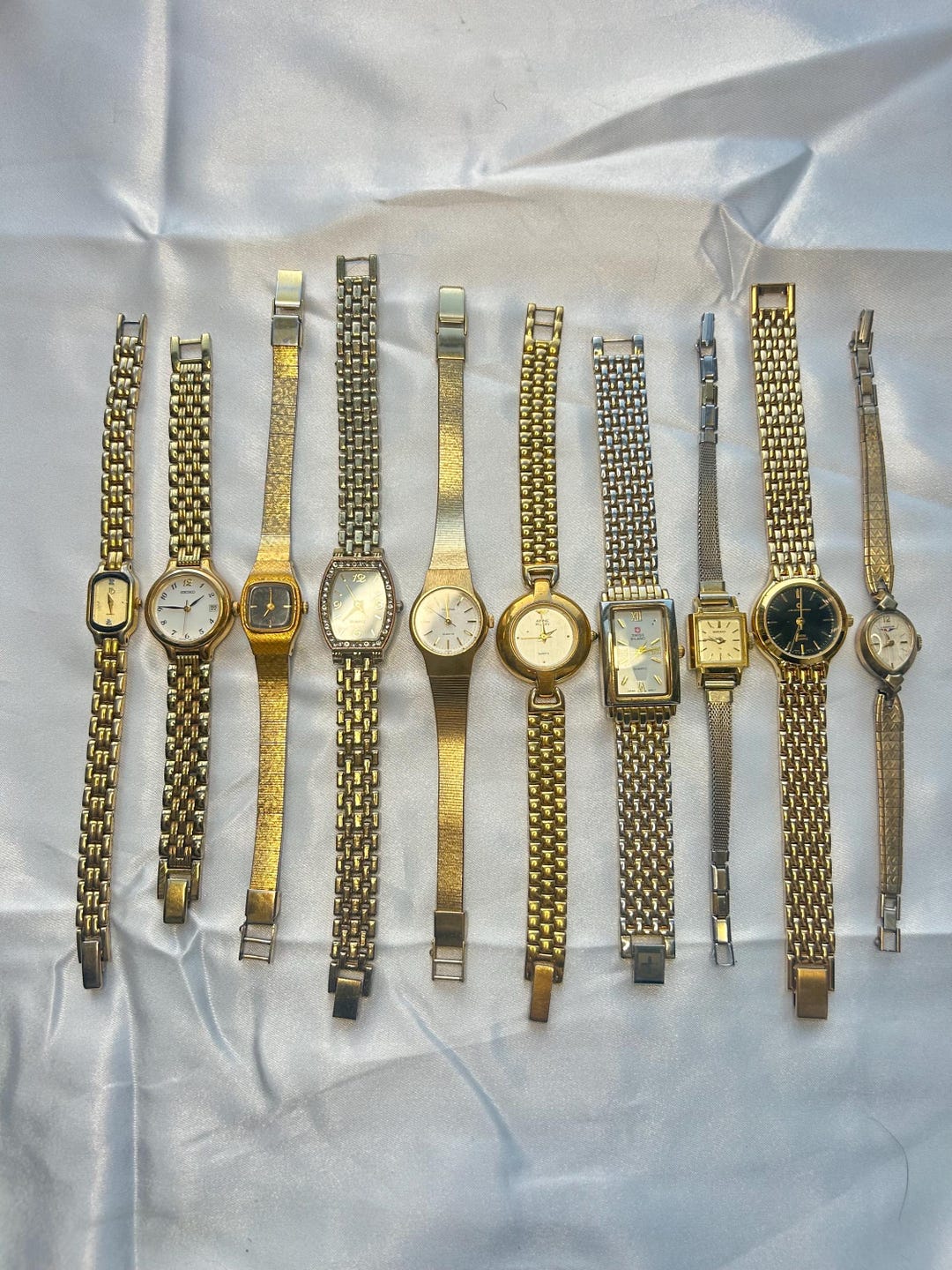 10 Gold Toned Watches, Sold Separately - Etsy
