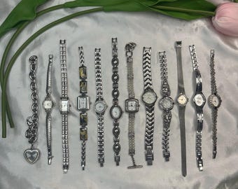 Vintage Silver Watches, Silver Watches - Etsy