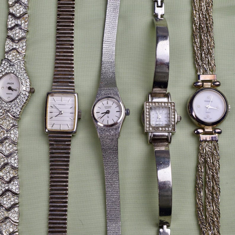 Womens Vintage Silver Watches - Etsy