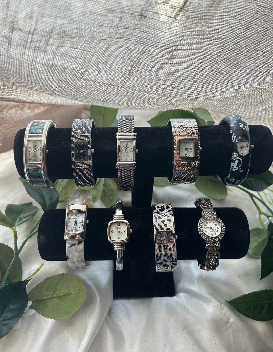 10 Silver Bangle Watches, Sold Separately - Etsy