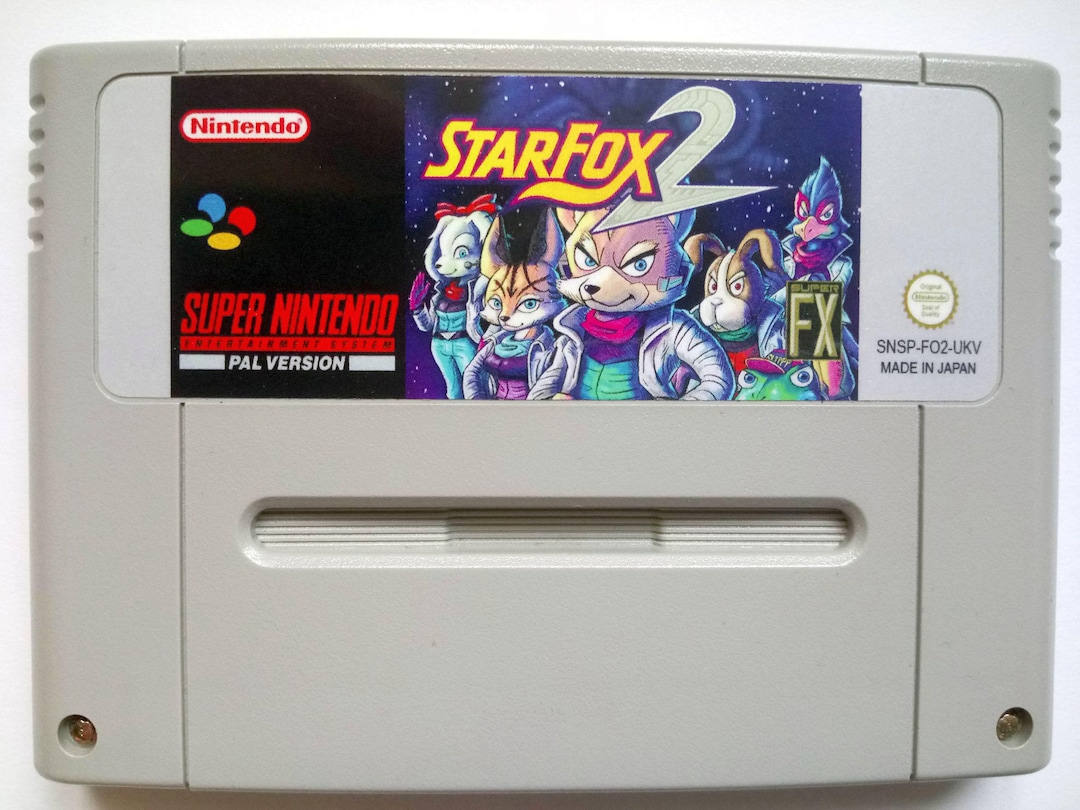 Star Fox 2 Starfox Starwing for Super Nintendo SNES PAL English - Etsy