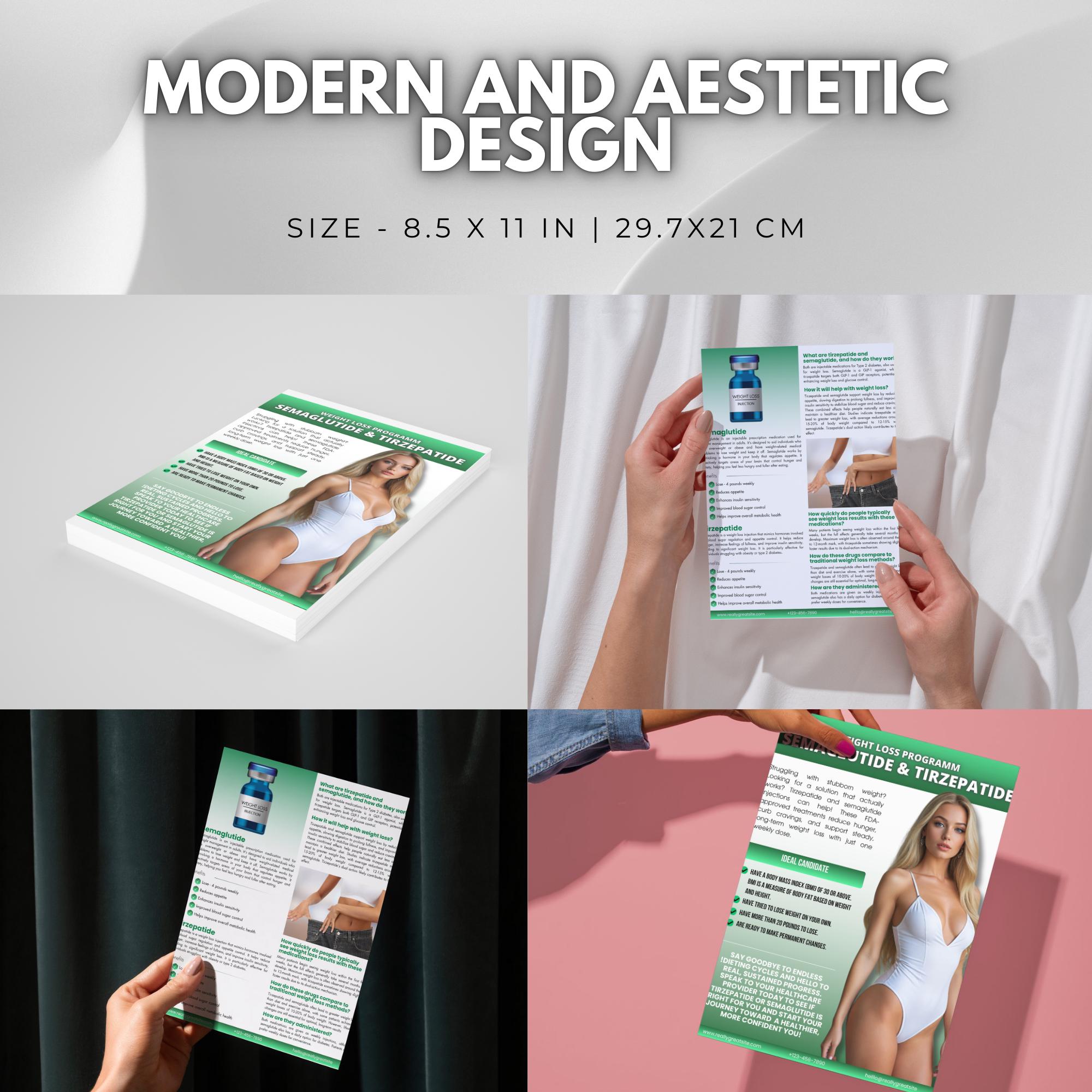 Tirzepatide Flyer, Semaglutide Flyer, Patient Educational Template ...