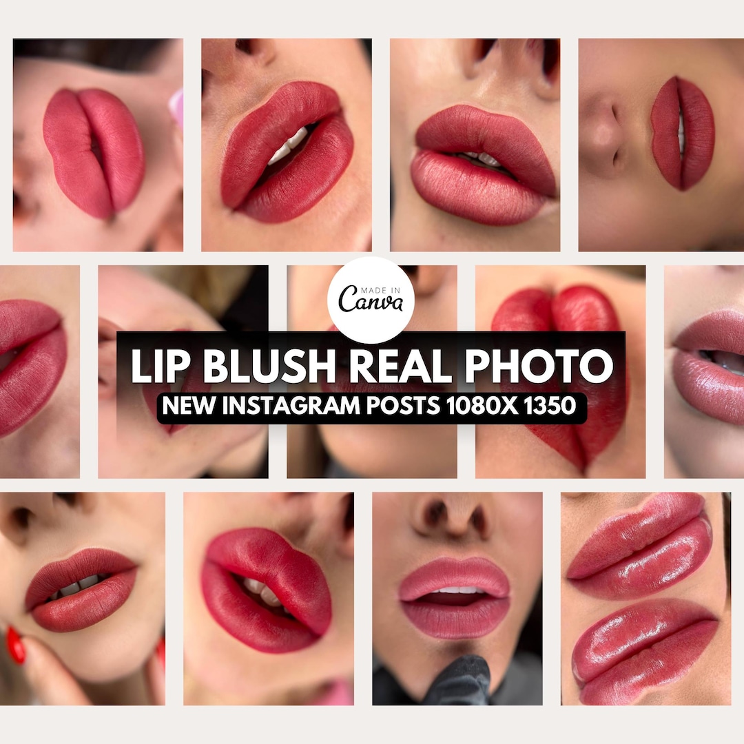 50 PMU Lip Blush Photo | Permanent Makeup Photo for Lip Blush ...
